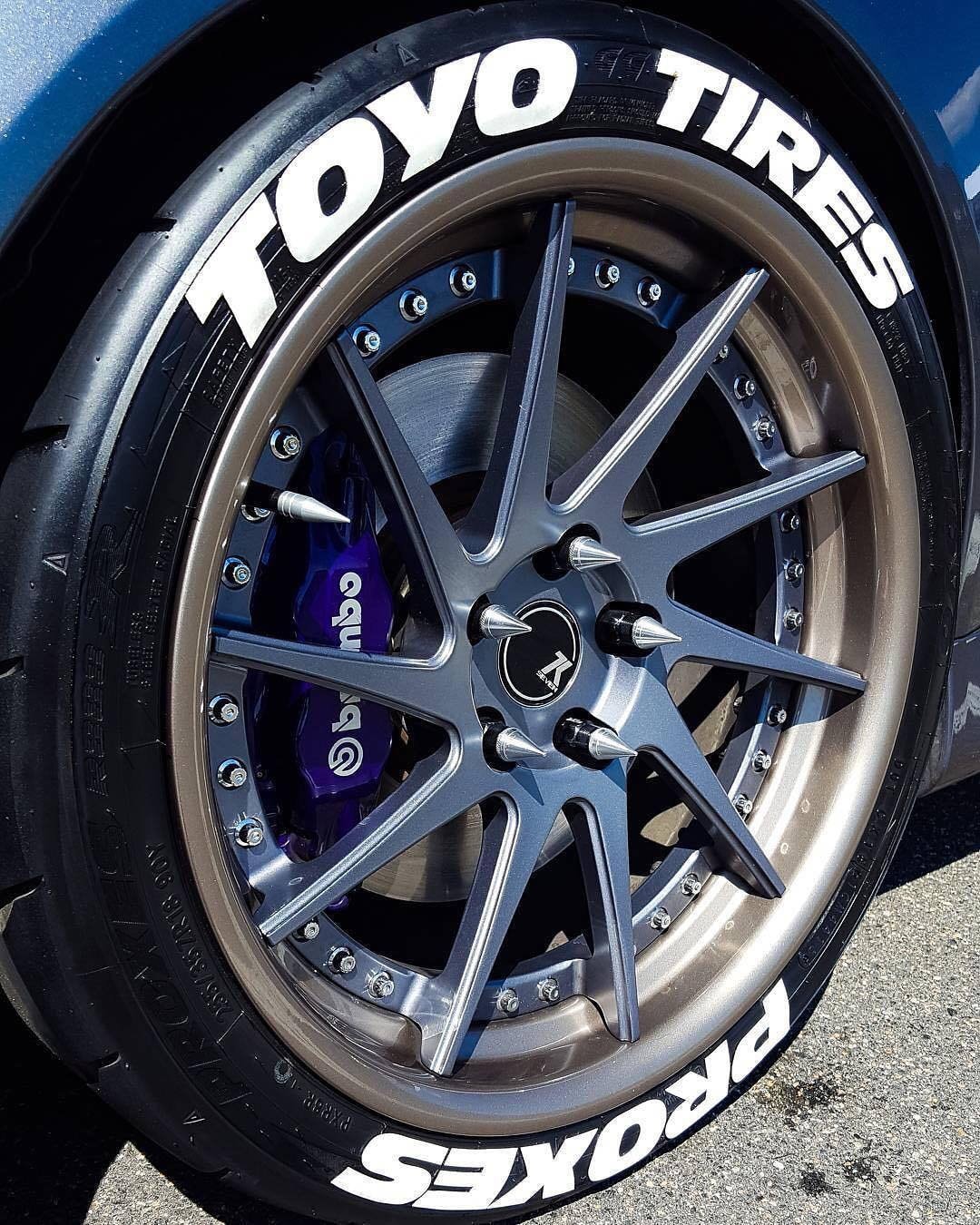 Toyo Tires Proxes Tire Lettering Tyre Sticker Fits to 16"-22" Permanent ...