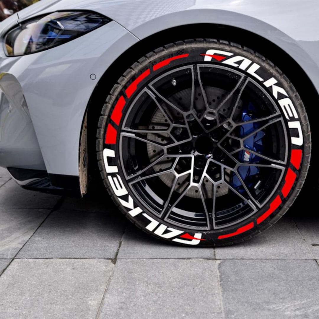 Tire Lettering Falken Stripe Tyre Sticker Fits to 16"-22" Permanent ...