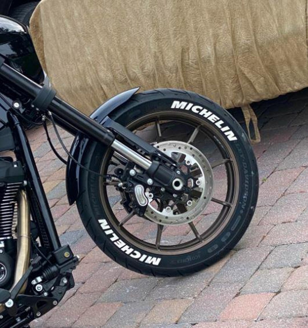 Tire Lettering Michelin White Tyre Sticker Fits 16"-22" Permanent Tyre ...