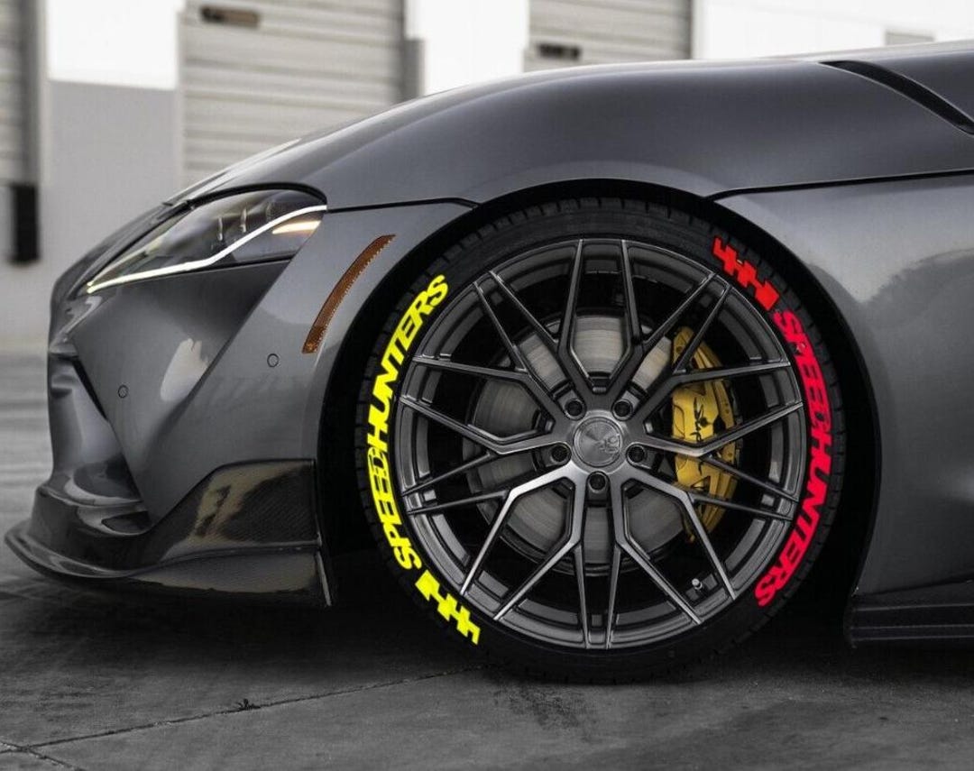 Tire Lettering Speedhunters Tyre Sticker Fits to 16"-22" Permanent Tyre ...