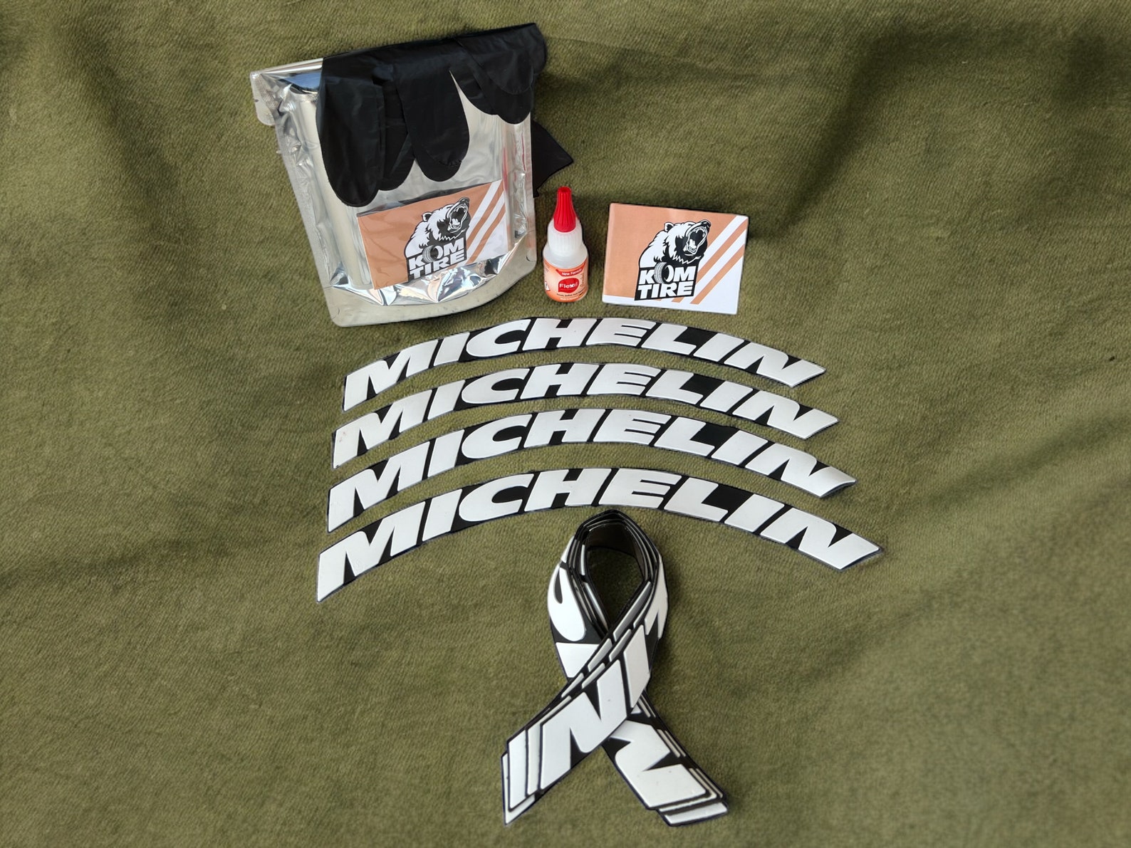 Tire Lettering Michelin Tyre Sticker Fits to 16"-22" Permanent Tyre ...