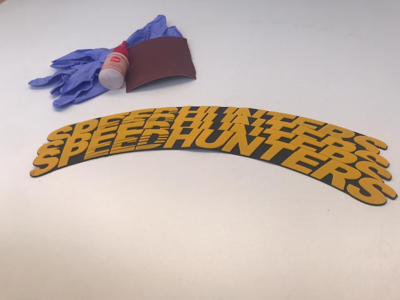 Tire Lettering Speedhunters Tyre Sticker Fits to 16"-22" Permanent Tyre ...