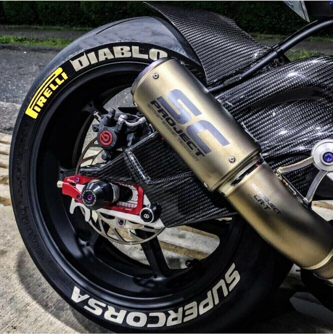 Tire Lettering Diablo Supercorsa Tyre Sticker Fits 16"-22" Permanent ...