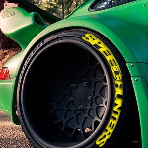 Tire Lettering Speedhunters Tyre Sticker Fits to 16"-22" Permanent Tyre ...