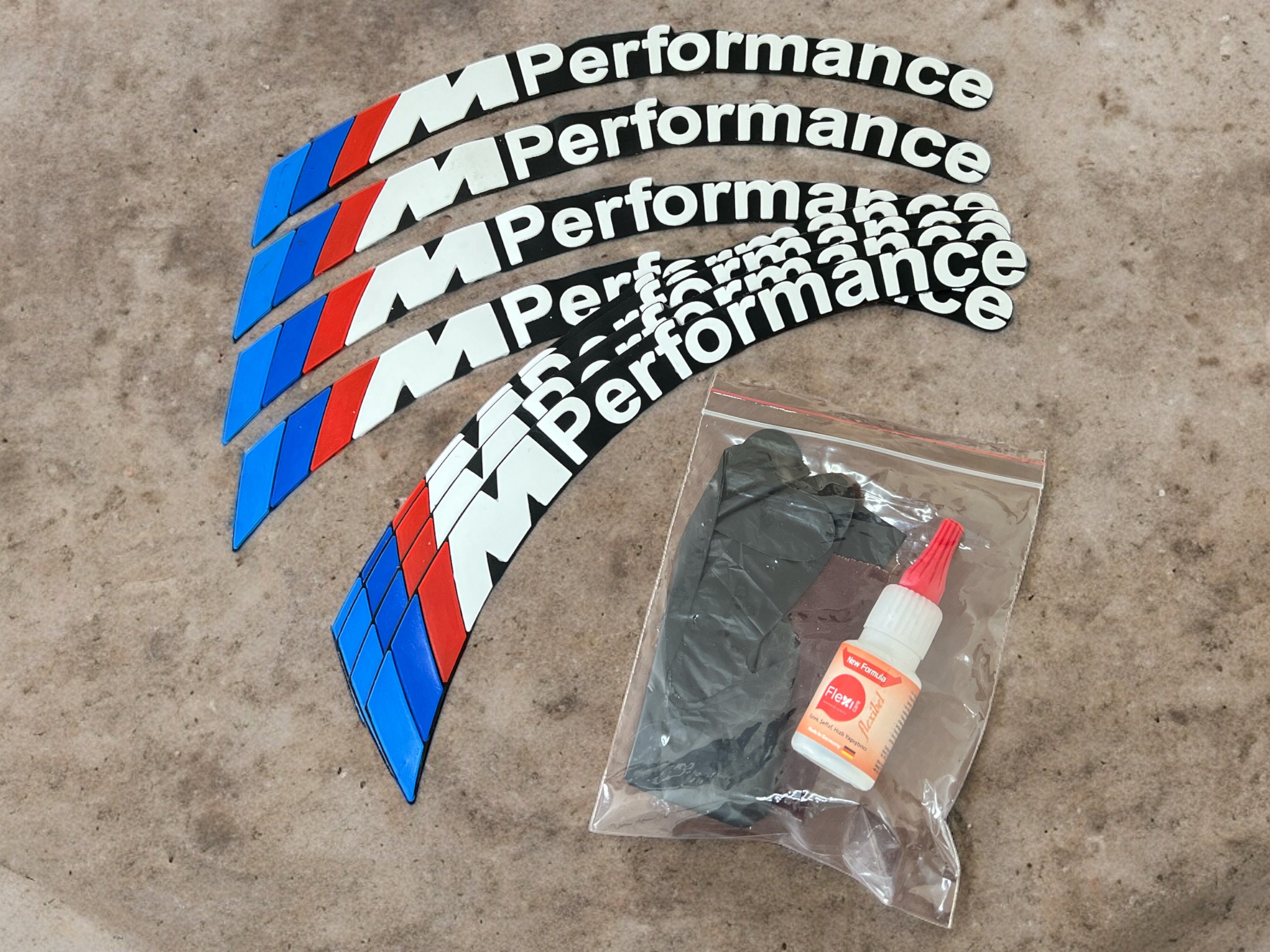 Tire Lettering M Performance Tyre Sticker Fits to 16"-22" Permanent ...