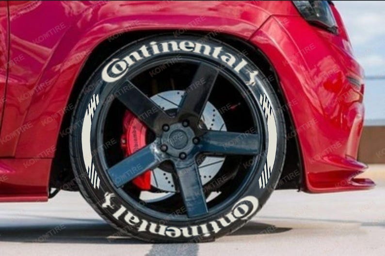 Continental Tire Logo Sticker Durable & Waterproof Perfect for Vehicle ...