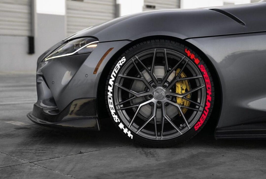 Tire Lettering Speedhunters Tyre Sticker Fits to 16"-22" Permanent Tyre ...