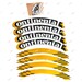 Continental Yellow Tire Logo Sticker - Durable & Waterproof - Perfect ...
