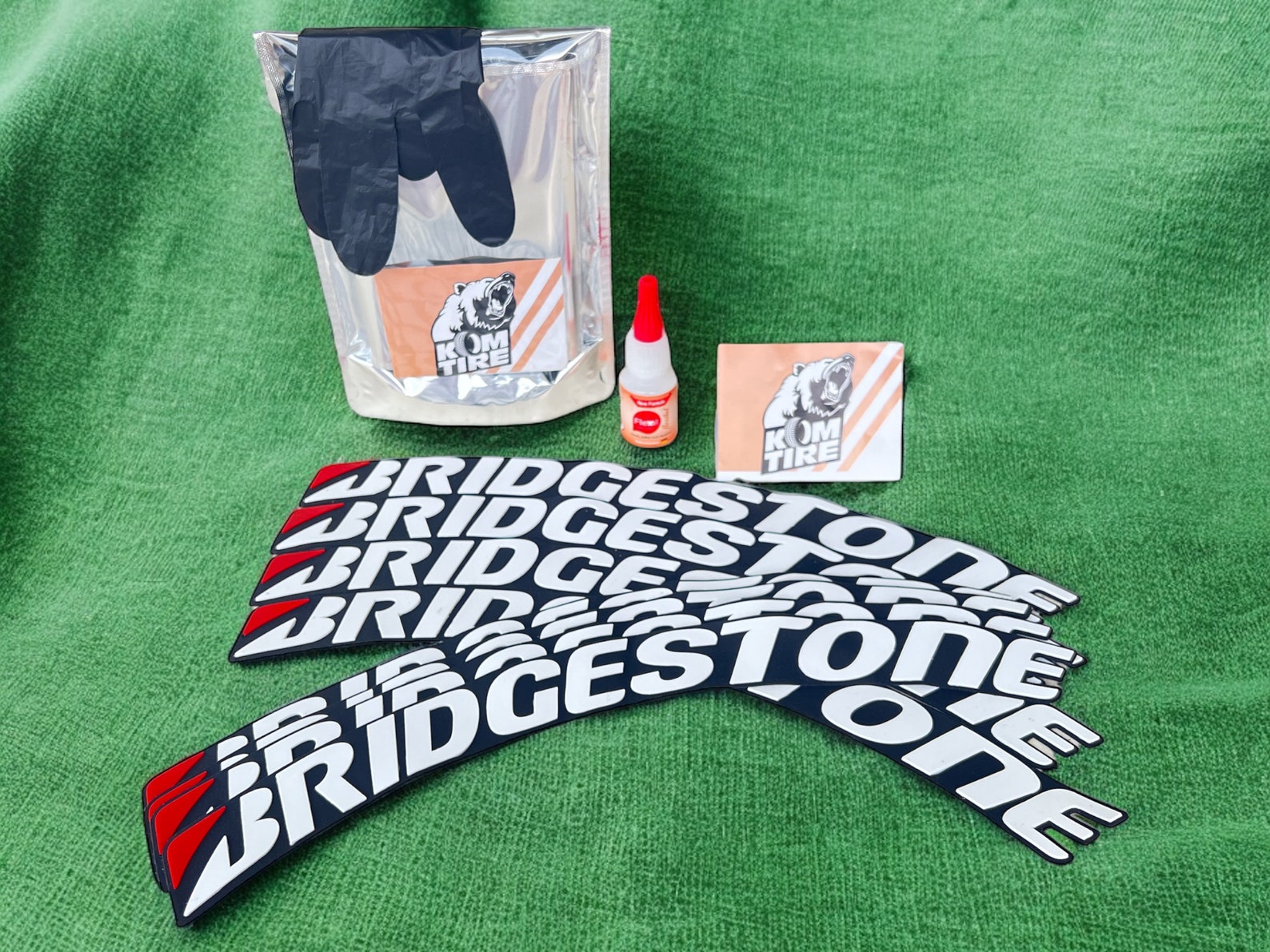 Tire Lettering Bridgestone Tyre Sticker Fits to 16"-22" Permanent Tyre ...