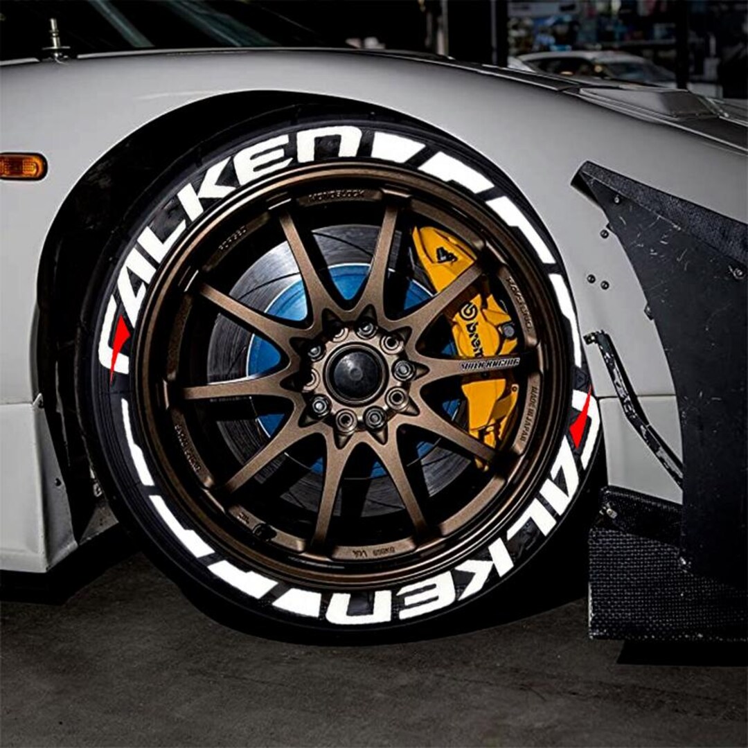 Tire Lettering Falken Stripe Tyre Sticker Fits to 16"-22" Permanent ...