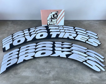 Tire Lettering Toyo Proxes Stripe Tyre Sticker Fits to 16"-22 ...