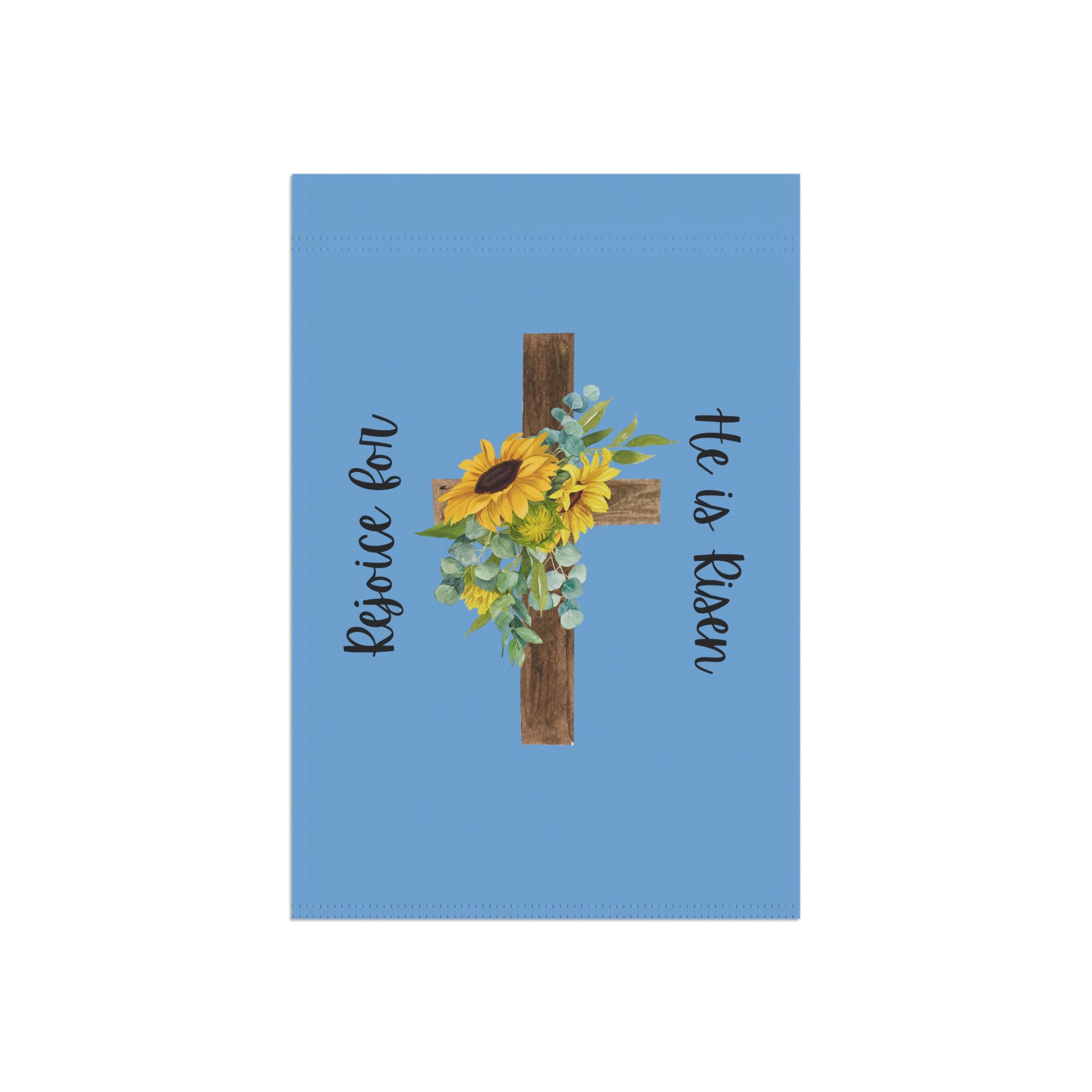 Rejoice He is Risen Garden & House Banner Outdoor Banner Outdoor Easter ...