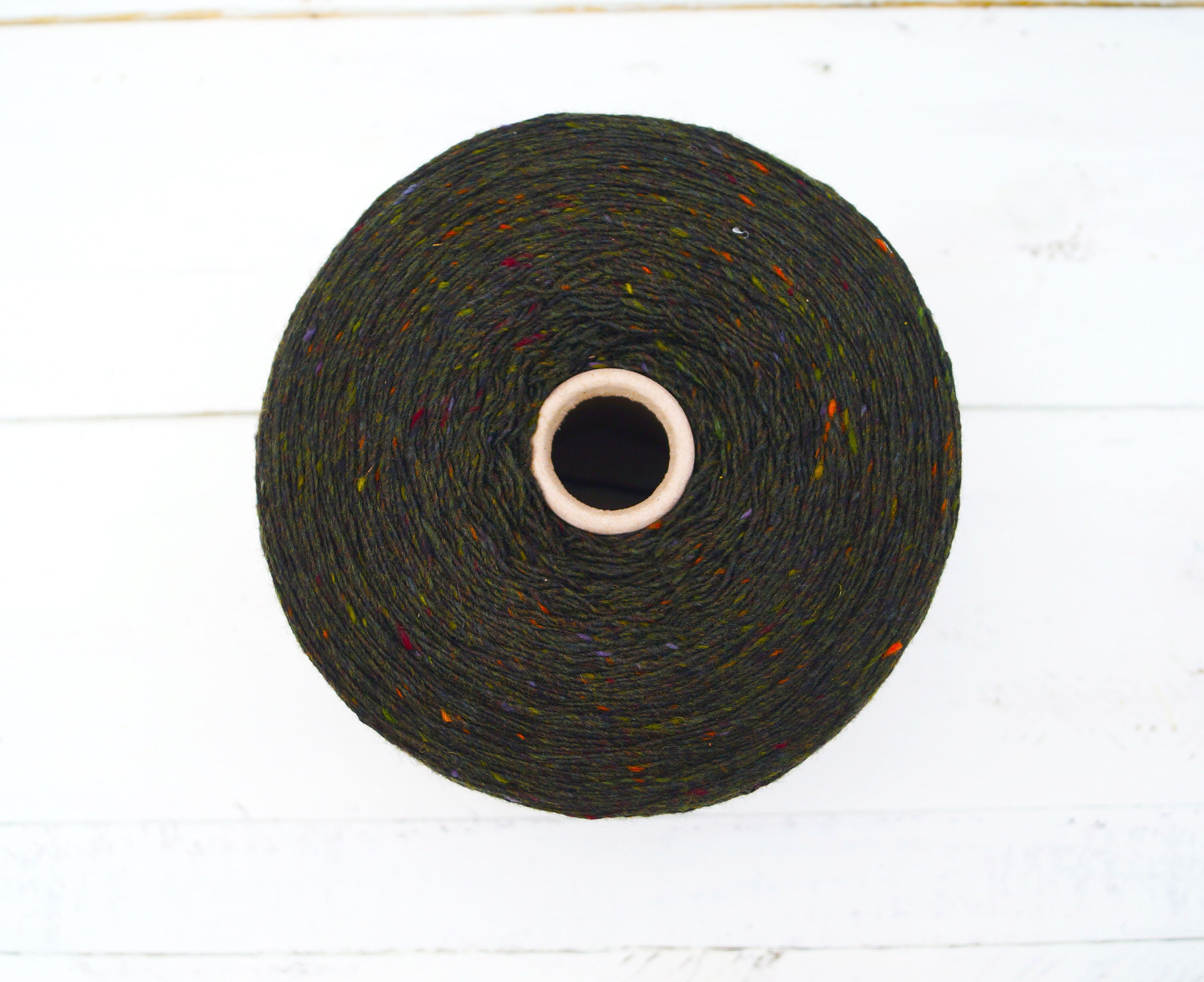 Green Soft Donegal Tweed Yarn, Irish Tweed Yarn, 100% Merino Fingering ...
