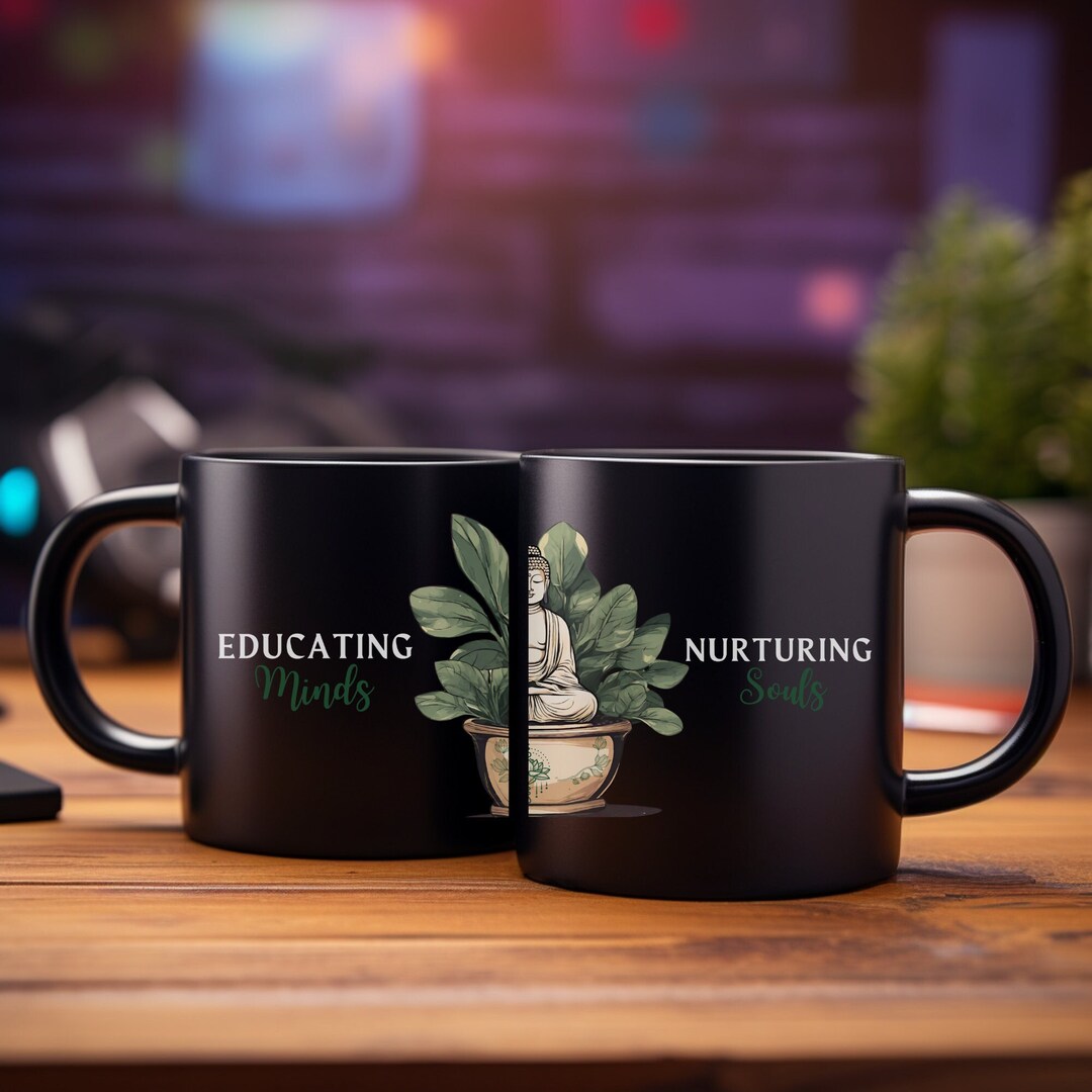 Educating Minds Nurturing Souls Teacher Mug, Ideal for Teacher ...