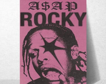 Asap Rocky Digital Poster Download - Etsy