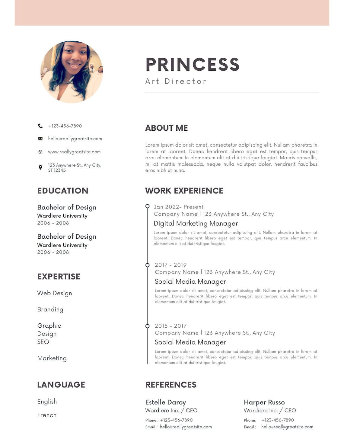 Resume & Cover Letter - Etsy