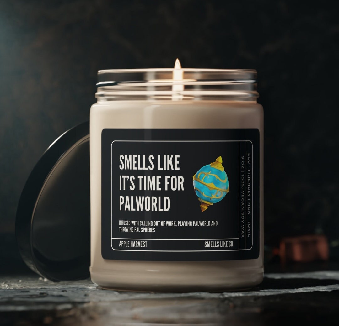 Personalized Palworld Candle, Palworld Game, Gamer Boyfriend Gift, Gift ...