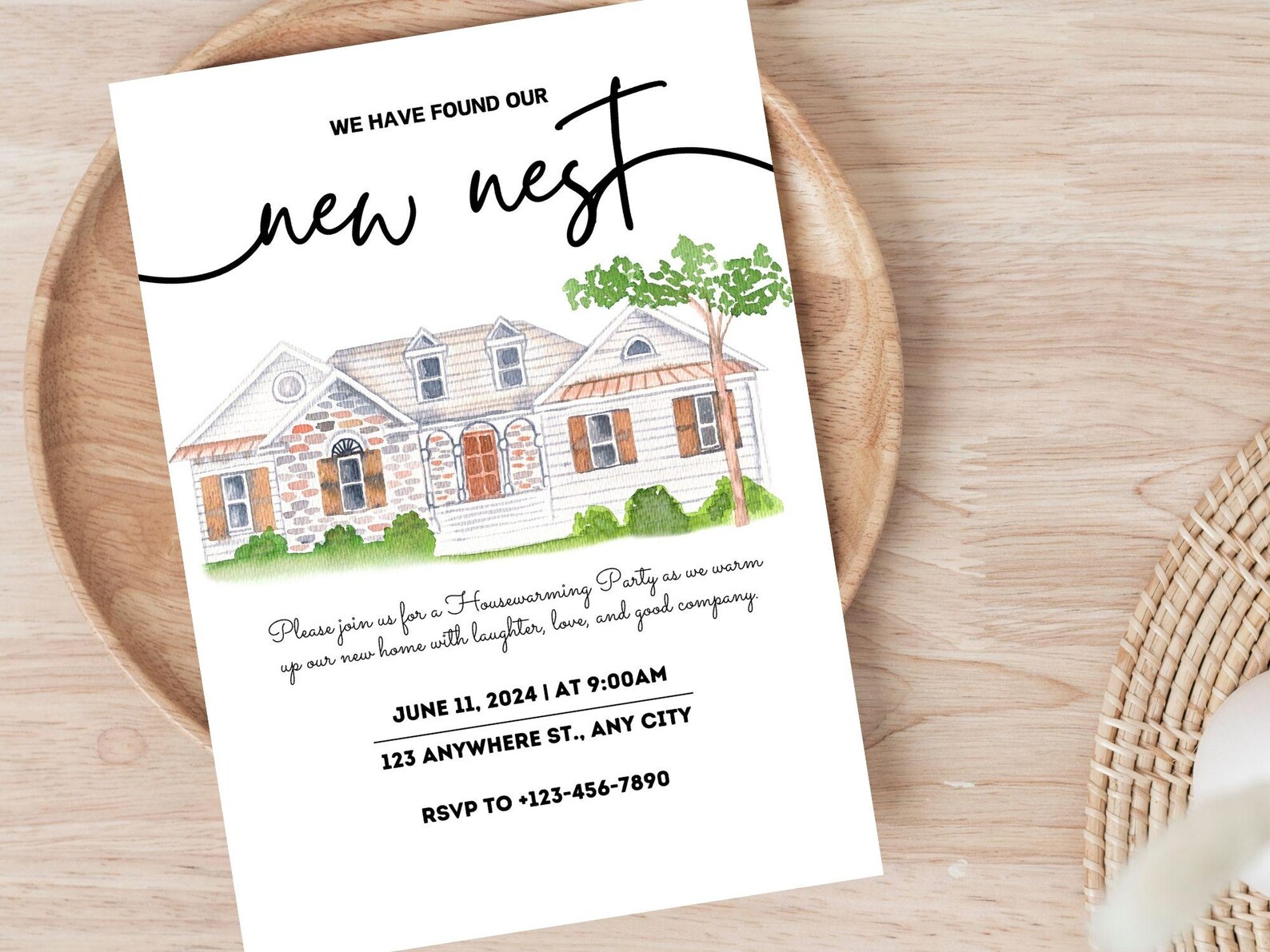 Editable House Warming Invitation | House Warming Party | Modern ...
