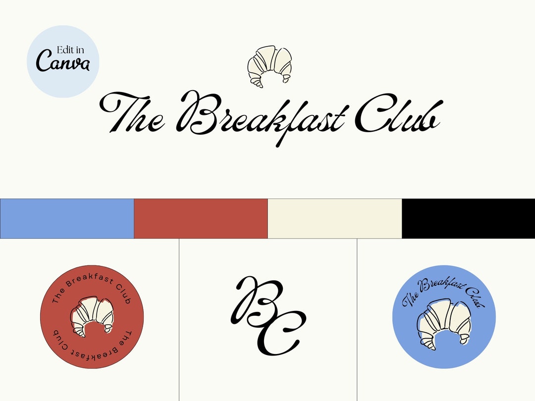 Editable Branding Kit Canva Template Diy Color Font Fun And Classy