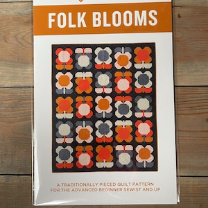 Folk Blooms Pattern 40094 Paper Pattern - Etsy