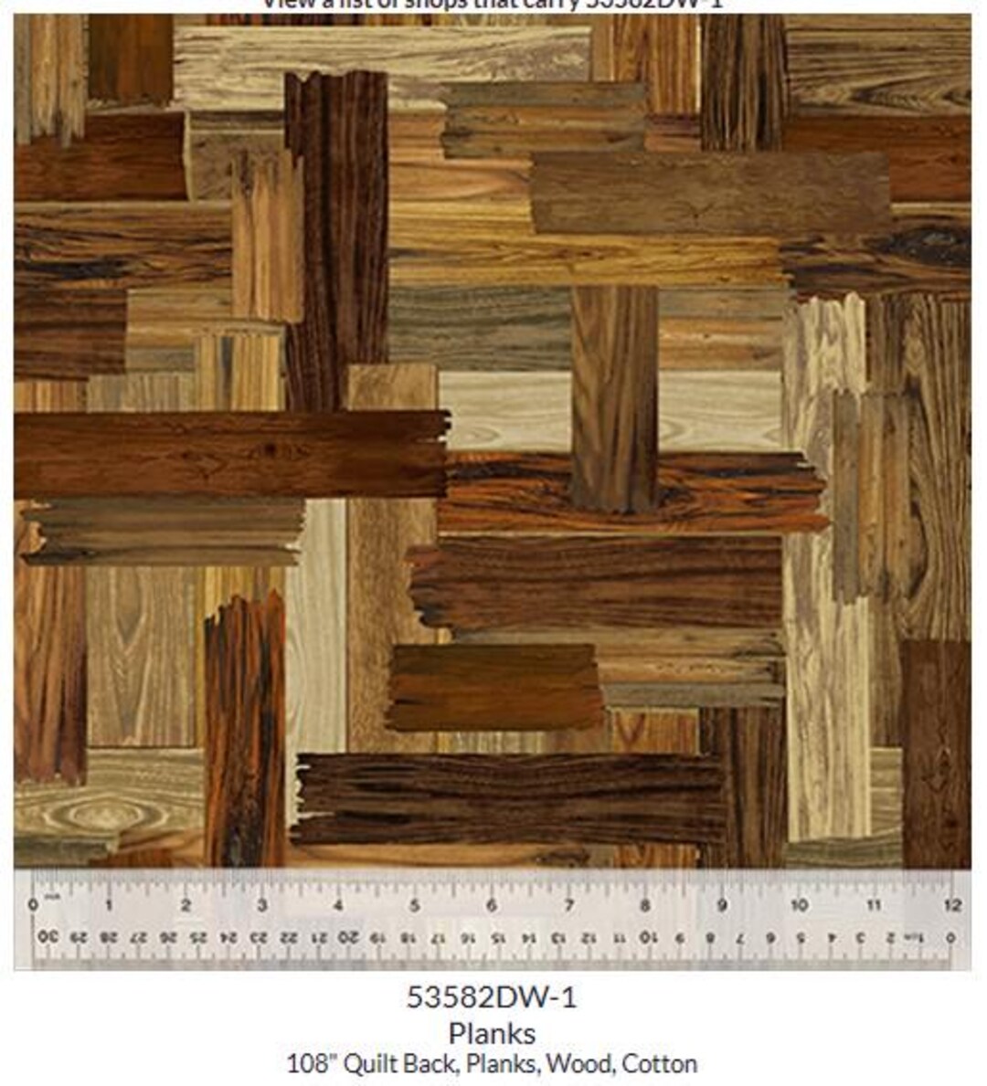 Wood Planks 108" Wide Backing Fabric- Various Wood Colors- 70375 - Etsy