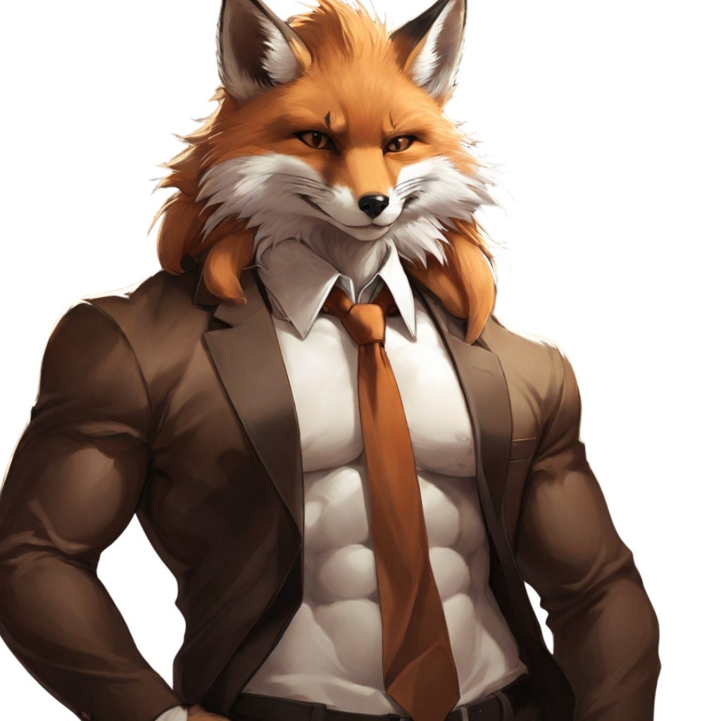 Furry Shonen Style | 6 Fursuit Images | Furry SVG and PNG | Digital ...