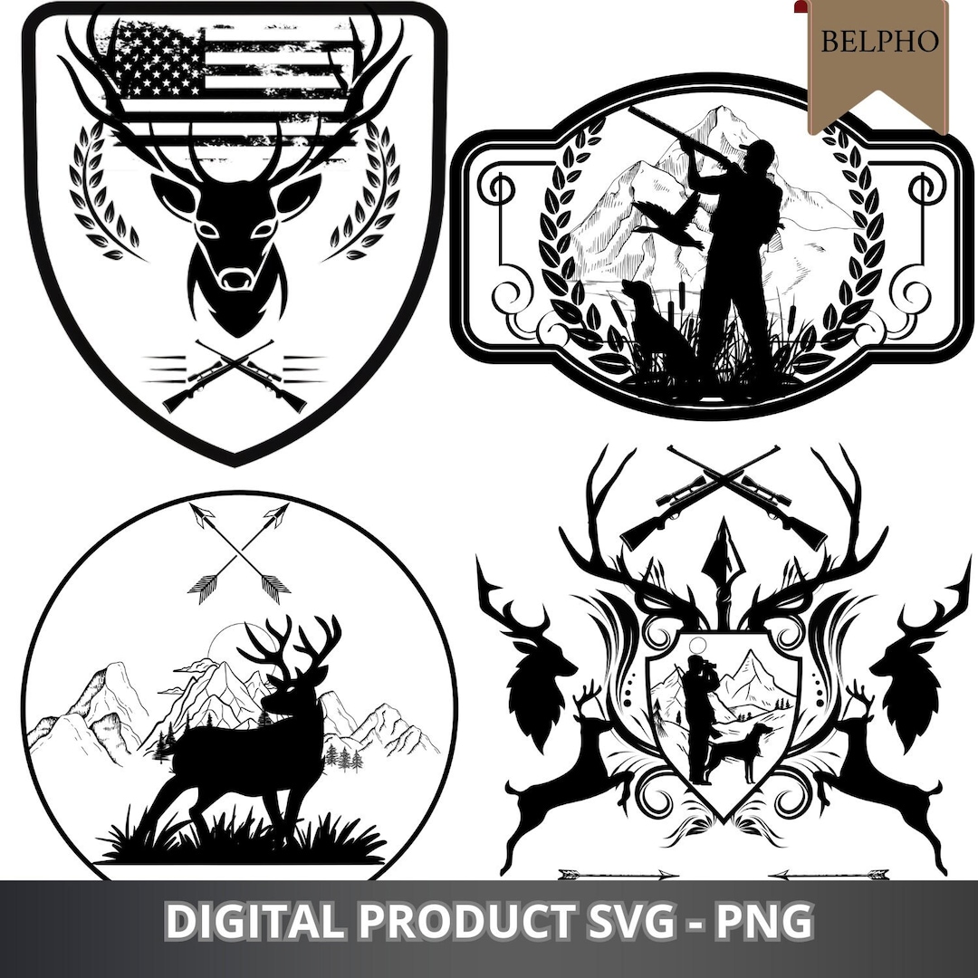 8 Deer Hunting SVG, Hunting SVG, Bundle Deer Hunting SVG, Hunter Svg ...
