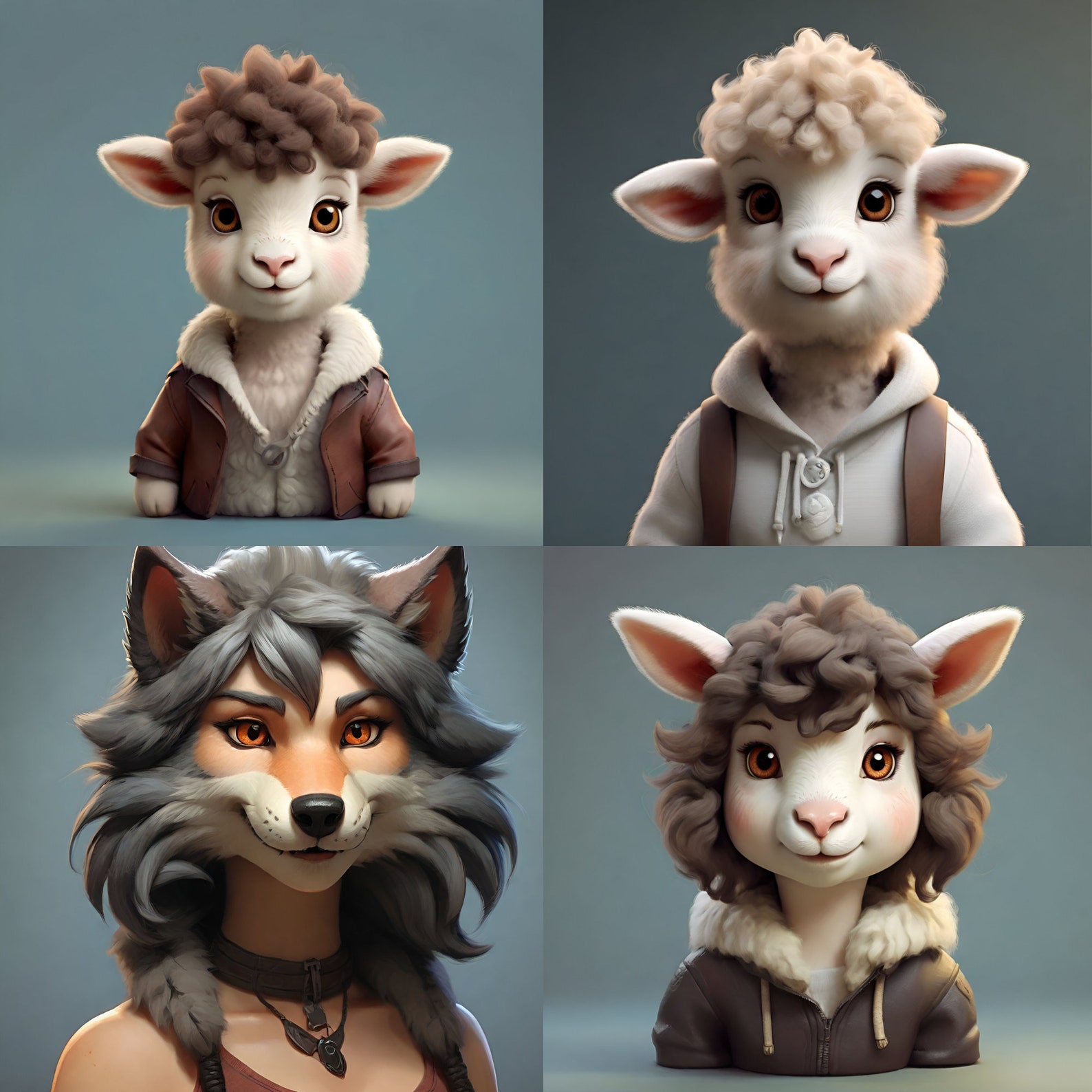 Digital Furry Wolf | Furry Art | Furry SVG and PNG | Digital Fursuit ...