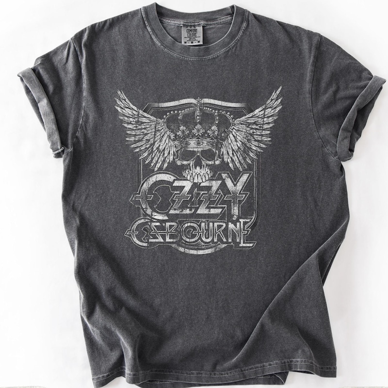 Vintage Rock T Shirt Ozzy - Etsy