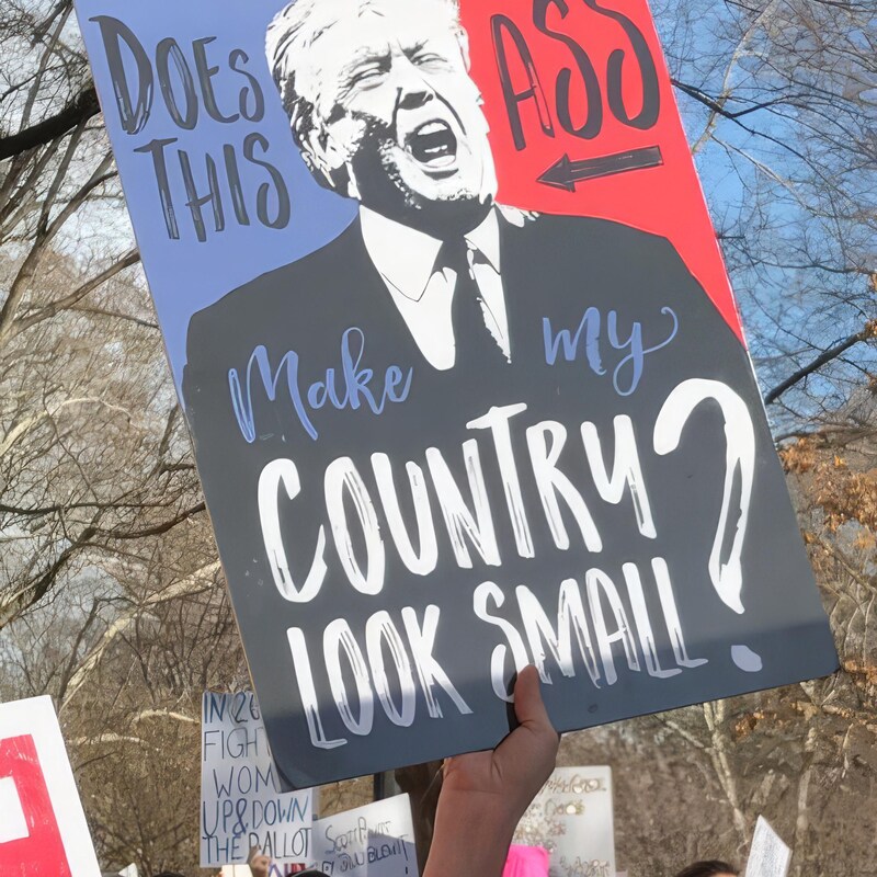 Anti Trump Protest Poster - Etsy