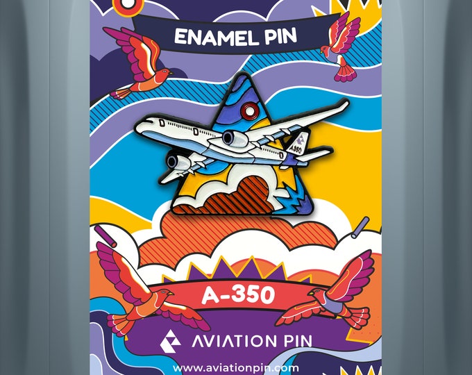 Airbus A350: Raccoon Glider Pin - Etsy