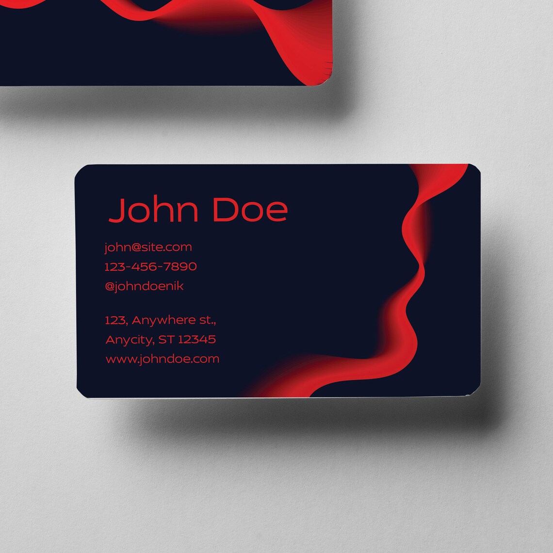 Digital Business Card, Printable Business Cards, Business Card Print ...