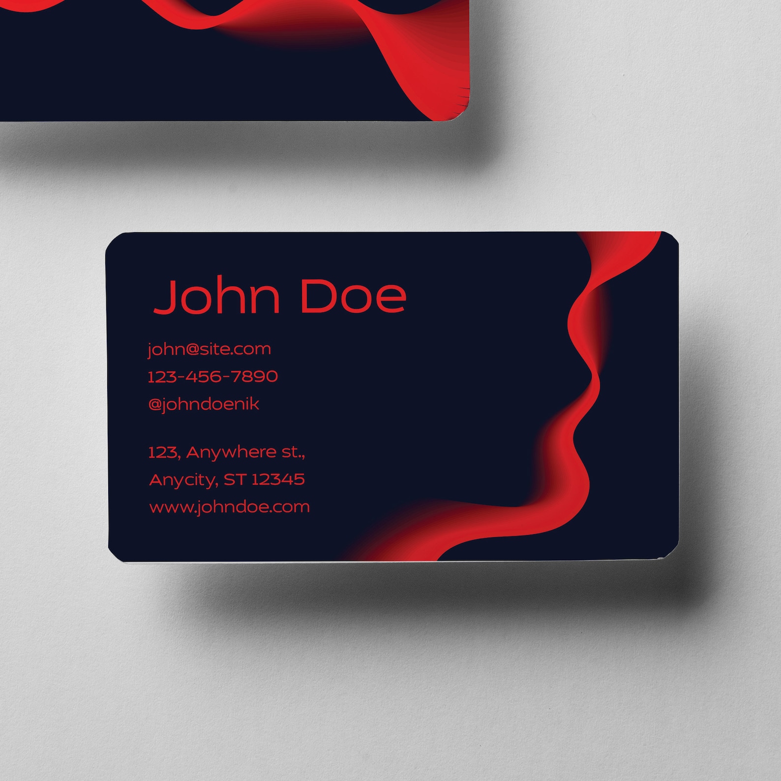 Digital Business Card, Printable Business Cards, Business Card Print ...