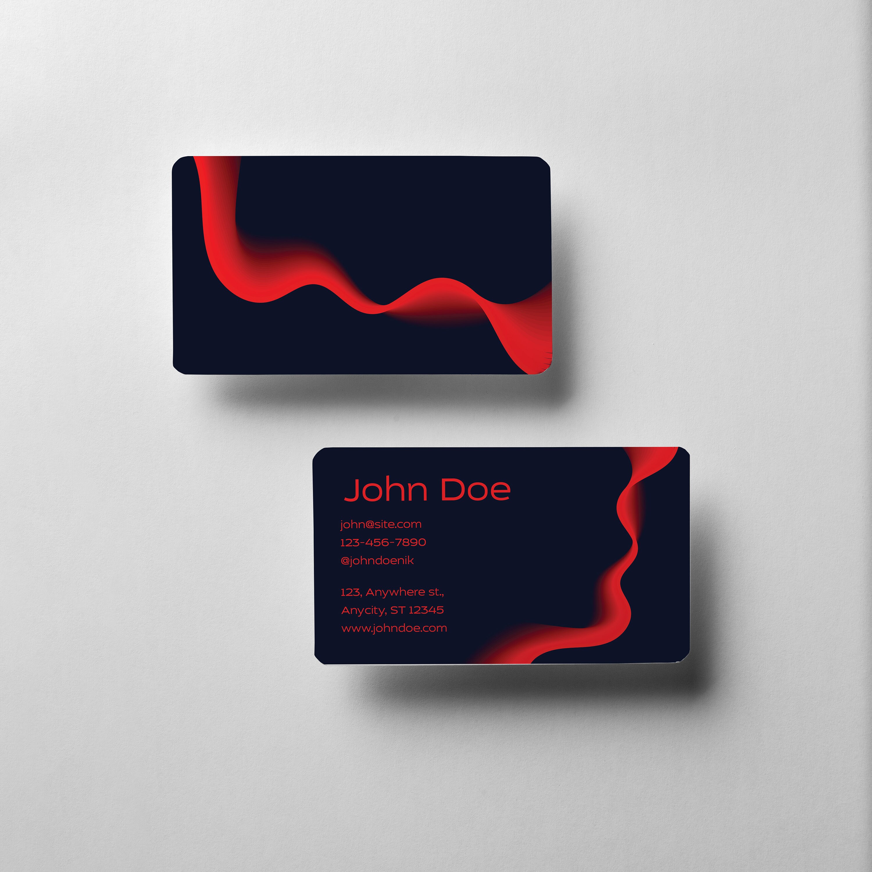 Digital Business Card, Printable Business Cards, Business Card Print ...