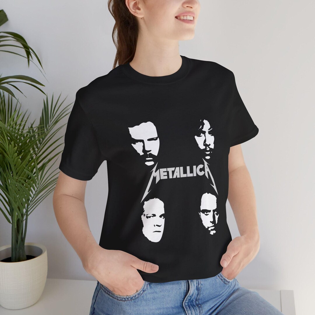 Metallica-inspired Tee, Vintage Metal Band Shirt for Concerts & Fans ...