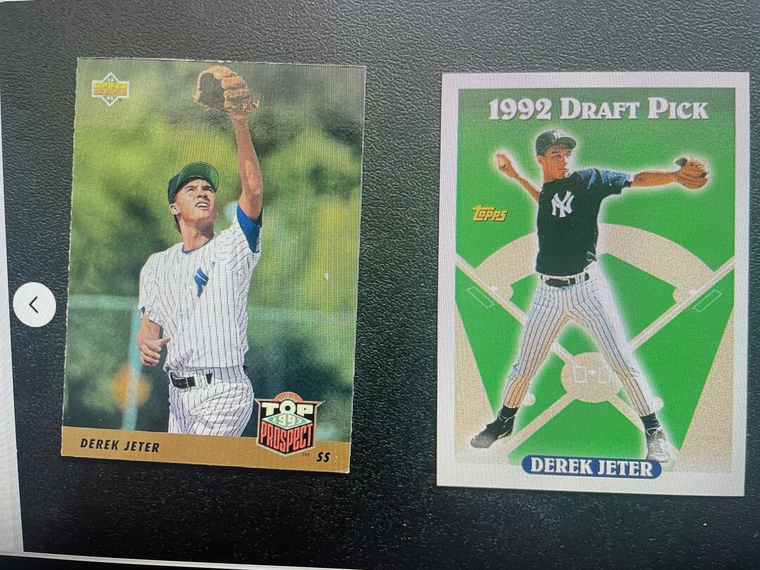 2 Derek Jeter Rookie Baseball Cards - Etsy