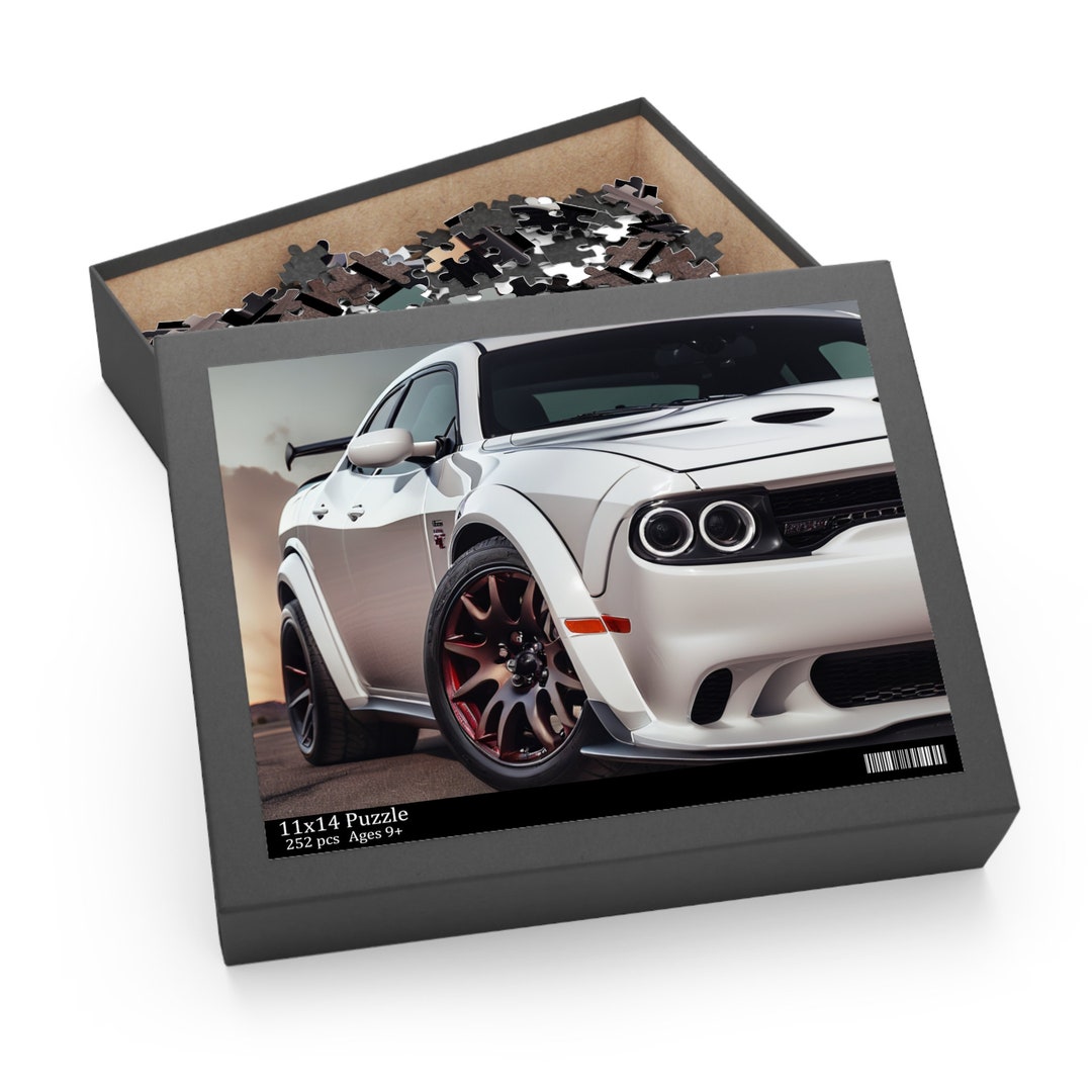 Dodge Hellcat Puzzle Set, Dodge Hellcat, Car Lover Gift, Gift for Him ...
