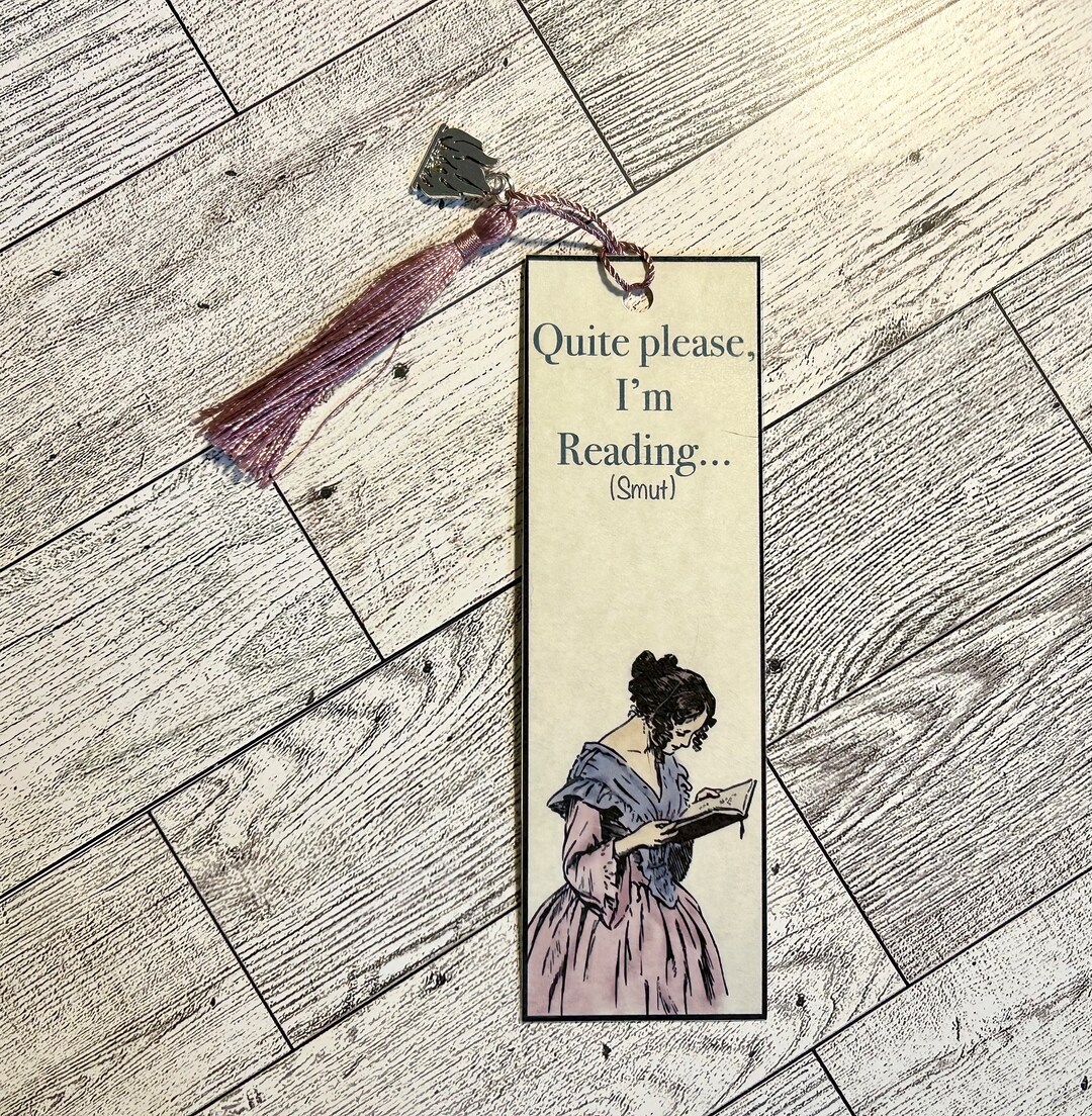 Bookmark- Quiet Please, I’m Reading…(smut) - Etsy