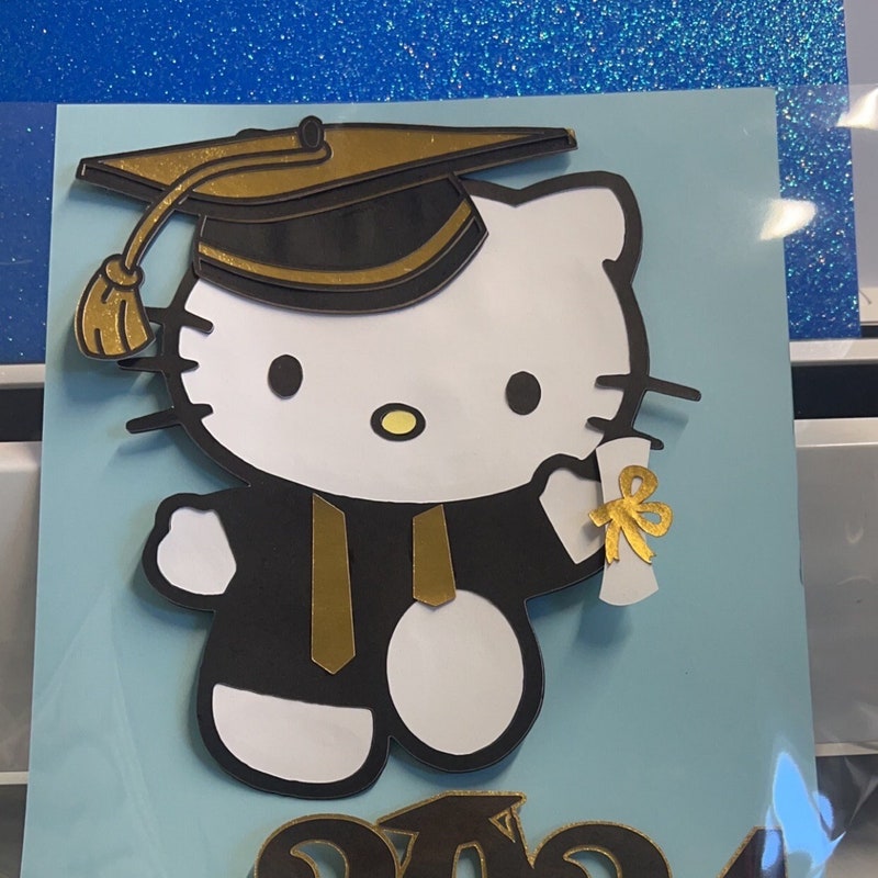 Hello Kittys Graduation Cap - Etsy