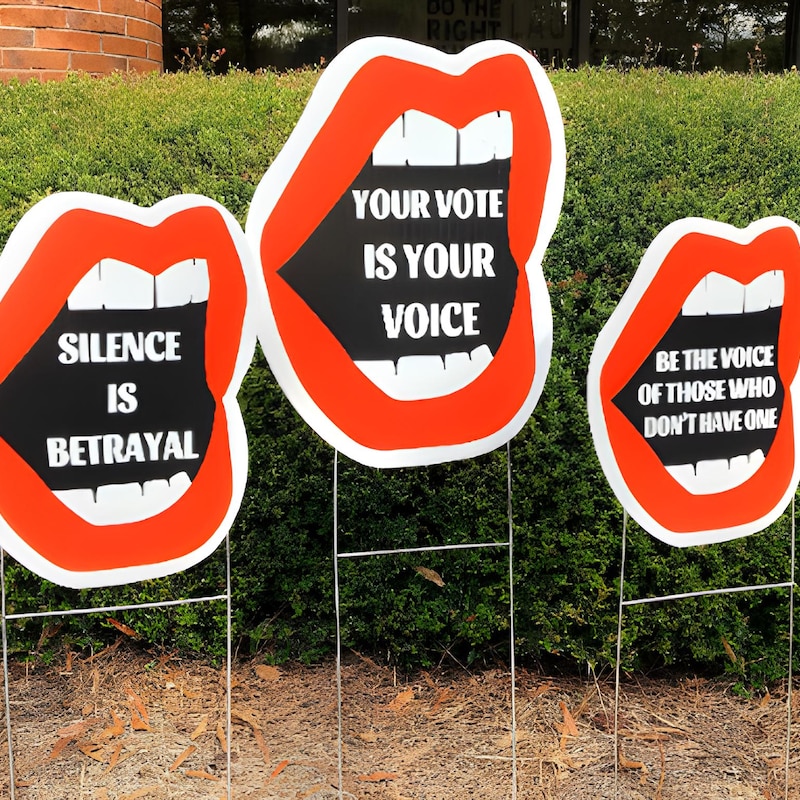 Vote No Yard Sign - Etsy