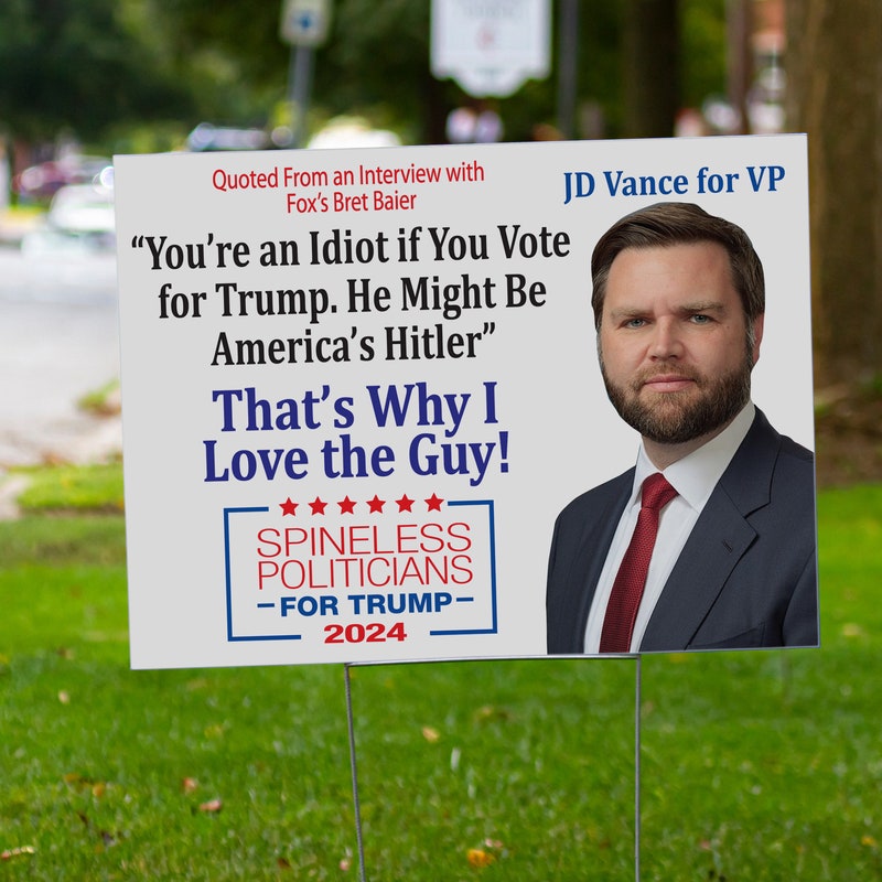 Trump Vance 2024 Banner - Etsy