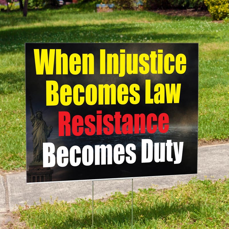 Due Process Protest Signs - Etsy