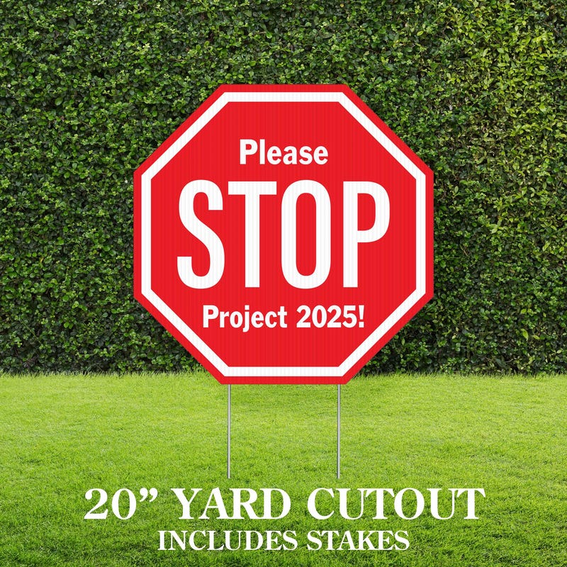 Yard Signs Project 2025 - Etsy