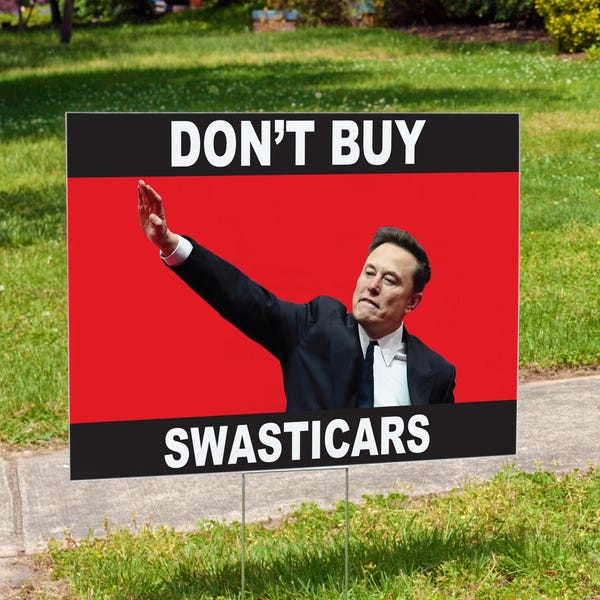 Anti Musk Signs - Etsy