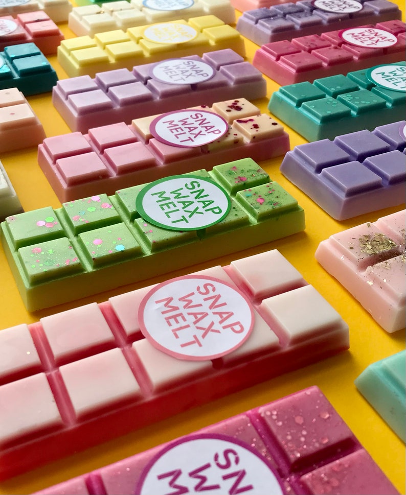 Snap Wax Melt Bars 60g Highly Scented, Long Lasting, Handmade and Vegan ...