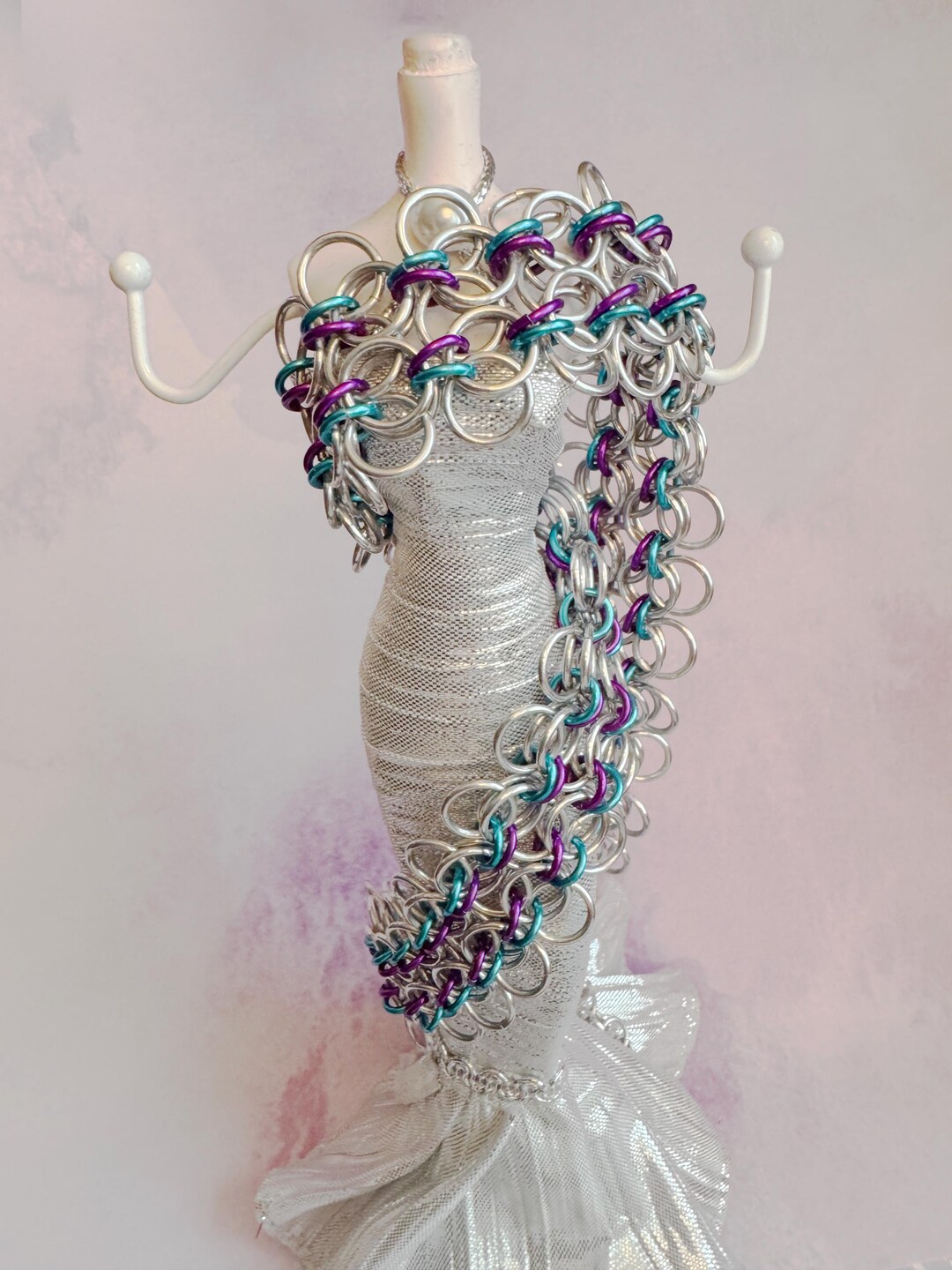 Handmade Chain Mail Ravensara Necklace Made to Order - Etsy