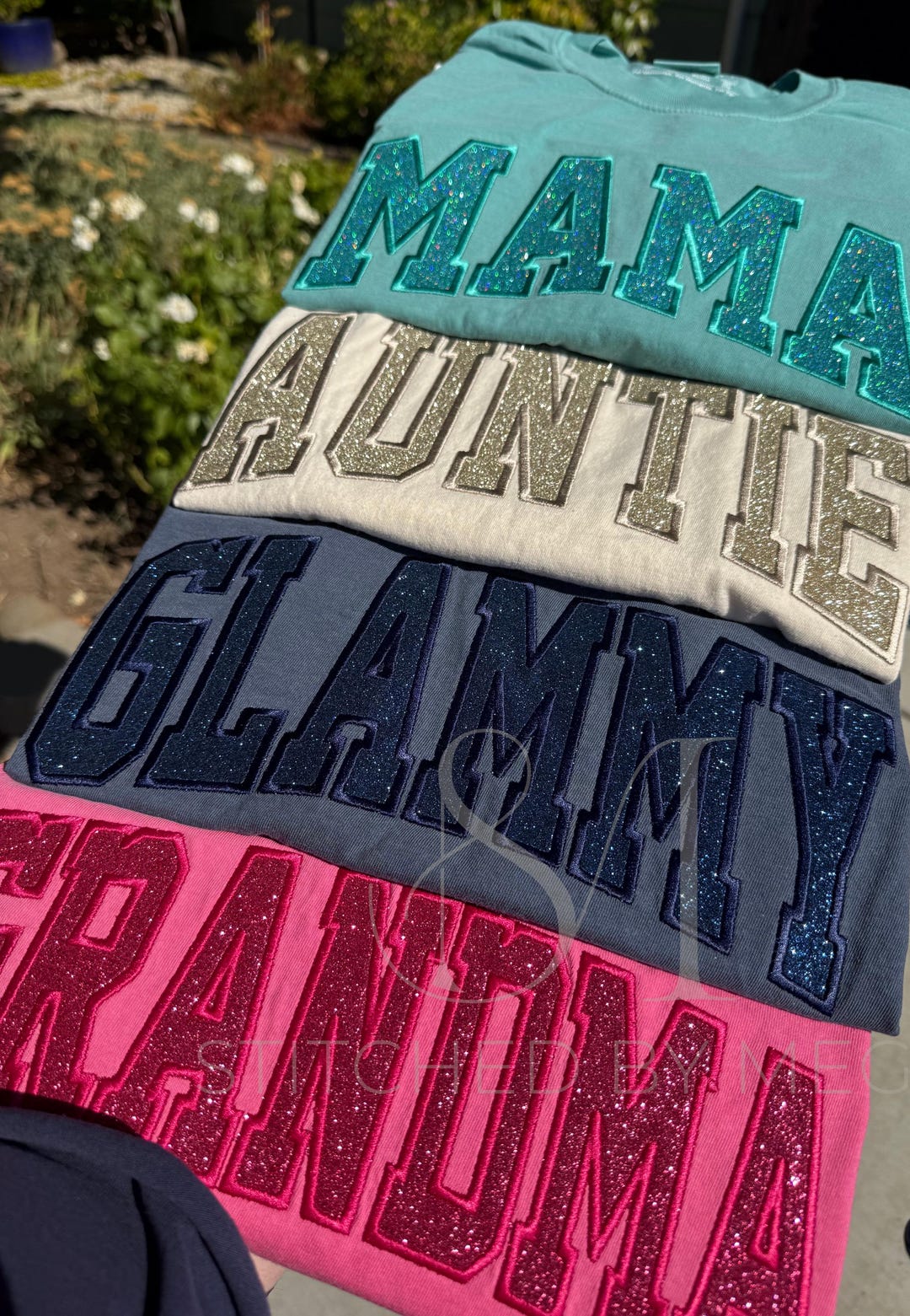 Personalized Embroidered Grandma Shirt Comfort Colors Sweatshirt ...