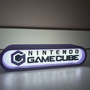 Illuminate Your Space With the Nintendo Gamecube Logo LED Sign - Etsy