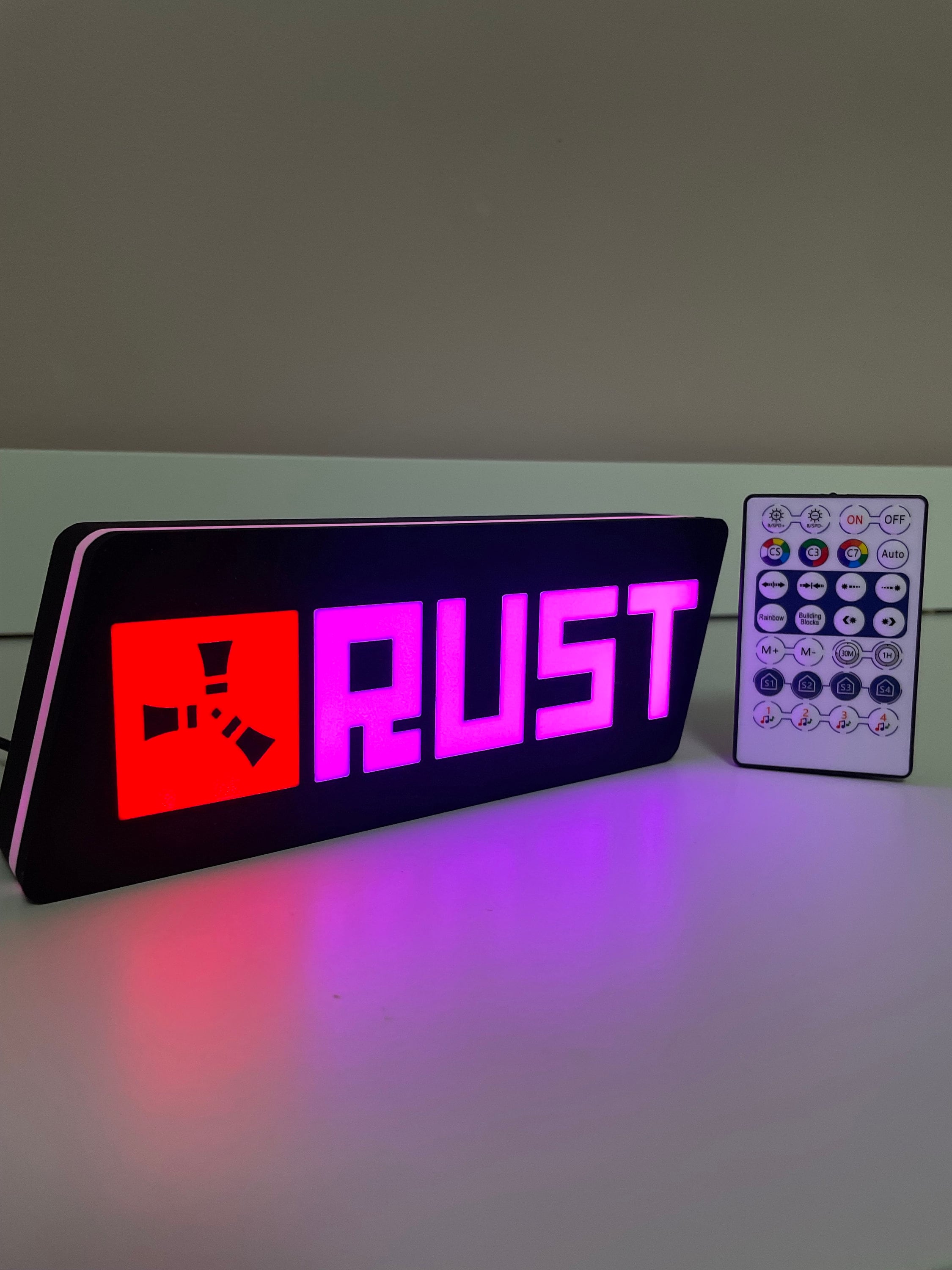 RUST Led Lamp RUST Twitch Streamer Survival Game Action - Etsy
