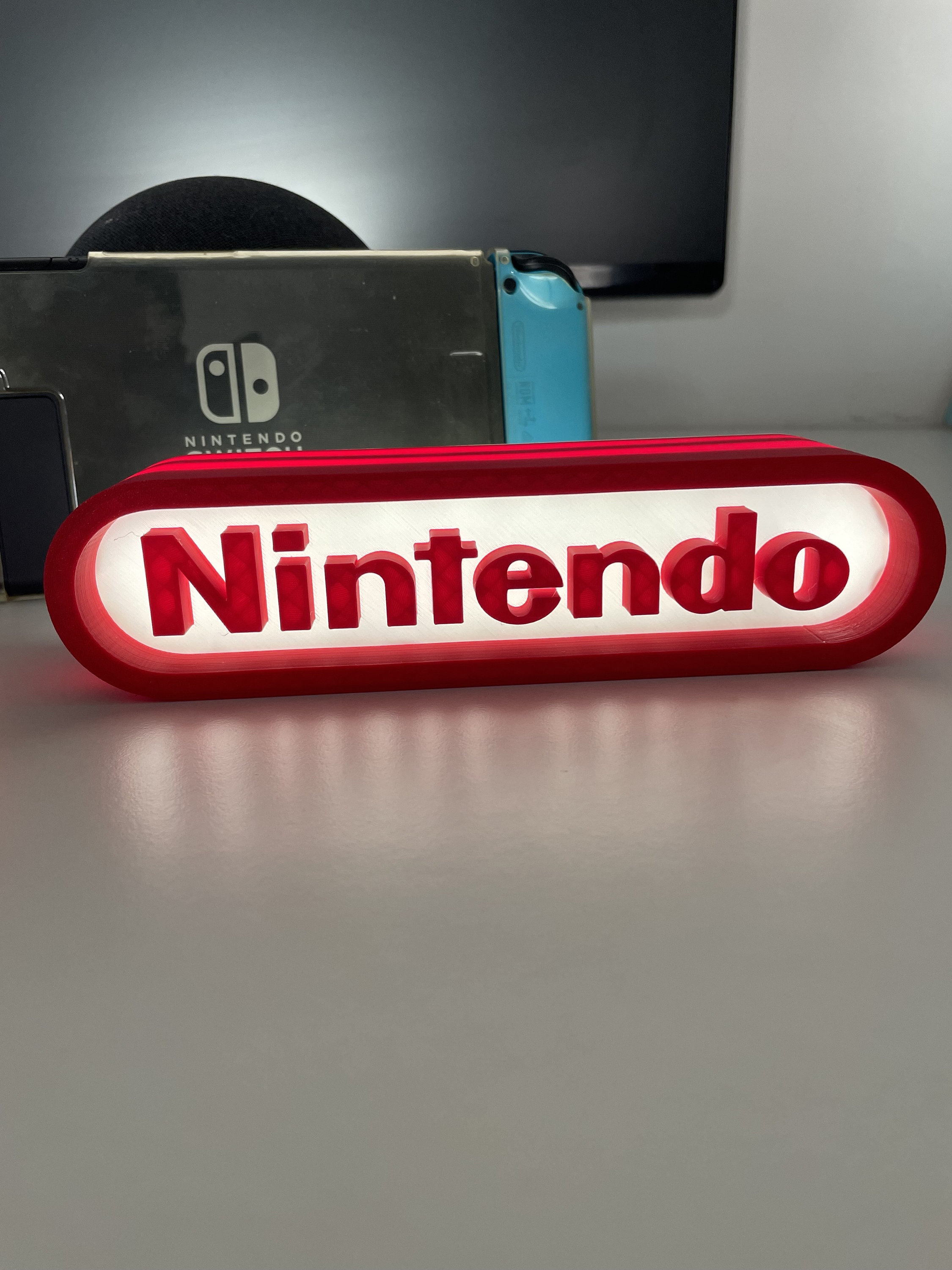 Nintendo LED Sign 3D Vibrant Illuminated Gaming Display - Etsy